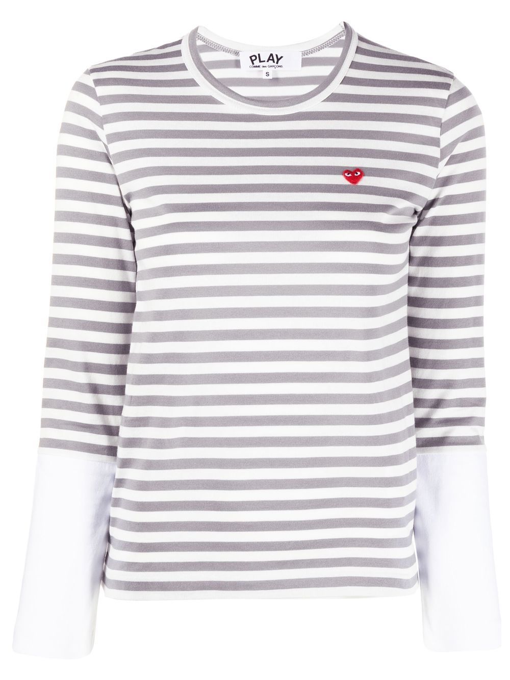PLAY COMME DES GARCON Comme Des Garçons Play Horizontal Stripe Long-Sleeve T-Shirt
