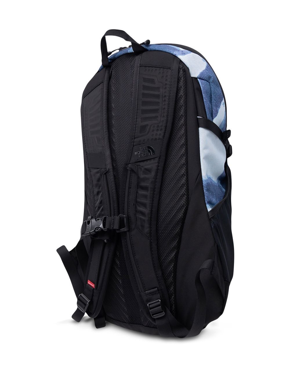 Supreme X The North Face Bleached Denim Print Backpack - Blue