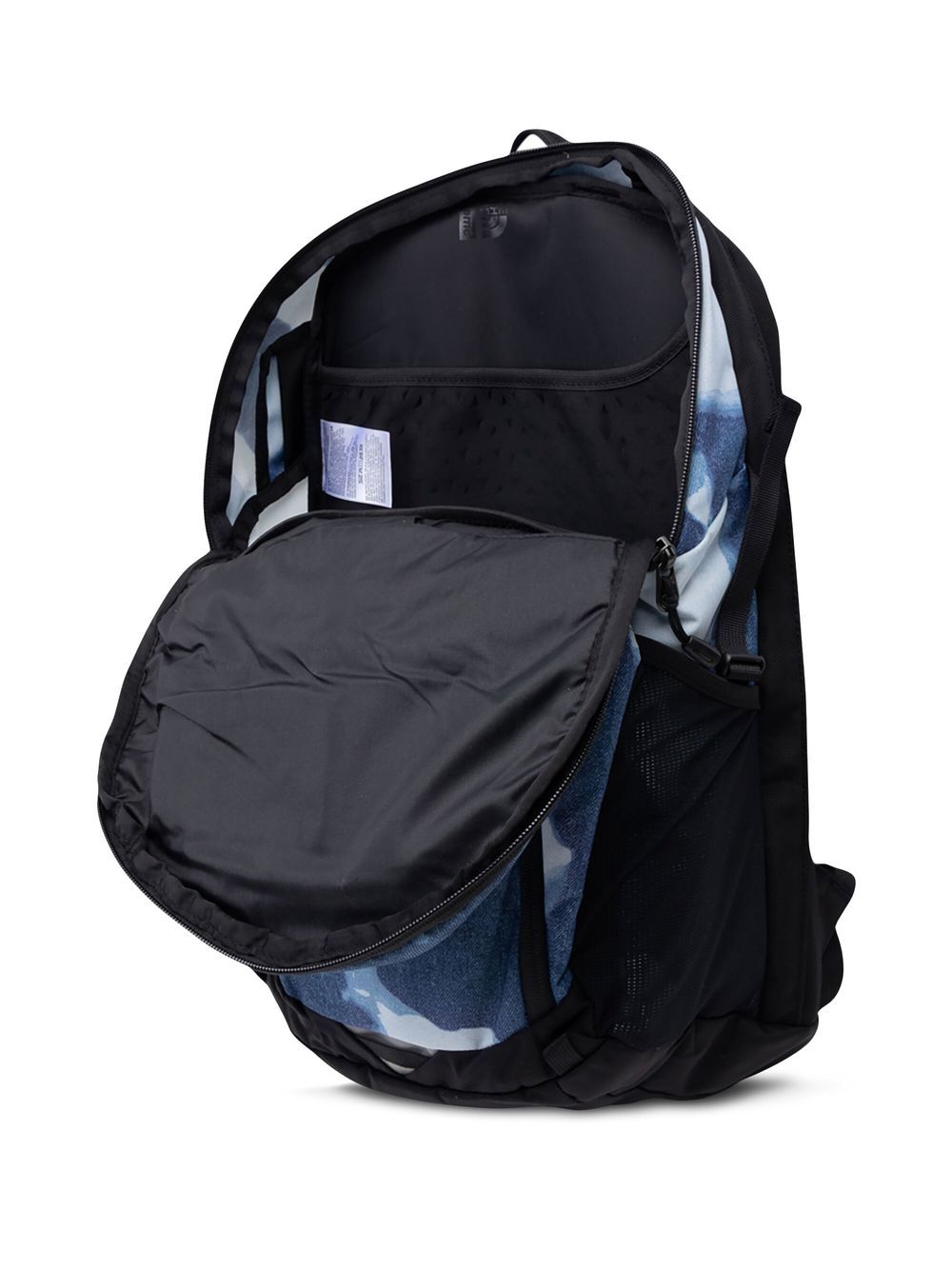 Supreme X The North Face Bleached Denim Print Backpack - Black