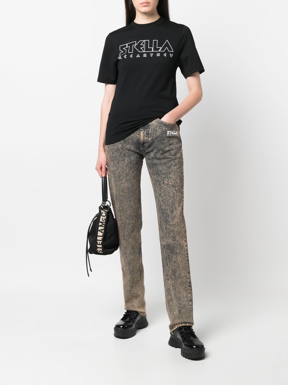 STELLA MCCARTNEY Stella McCartney fantasia logo-print t-shirt