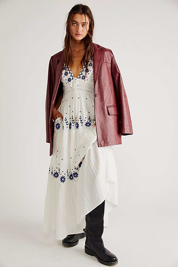 Free People Real Love Embroidered Dress - Cream | Editorialist Free People Real Love Embroidered Dress - Cream | Editorialist