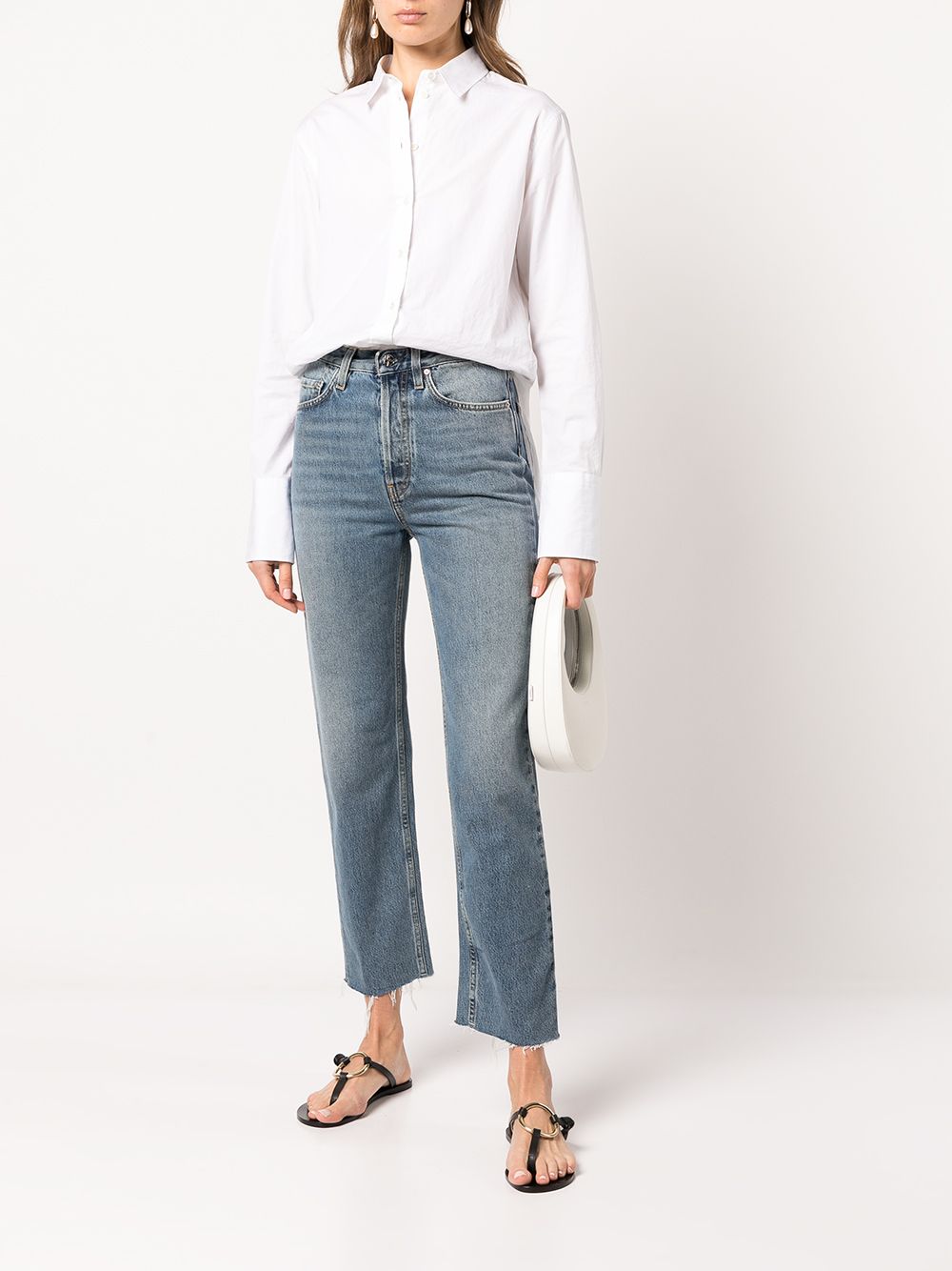 TOTÊME TOTEME Cropped Straight-Leg Jeans