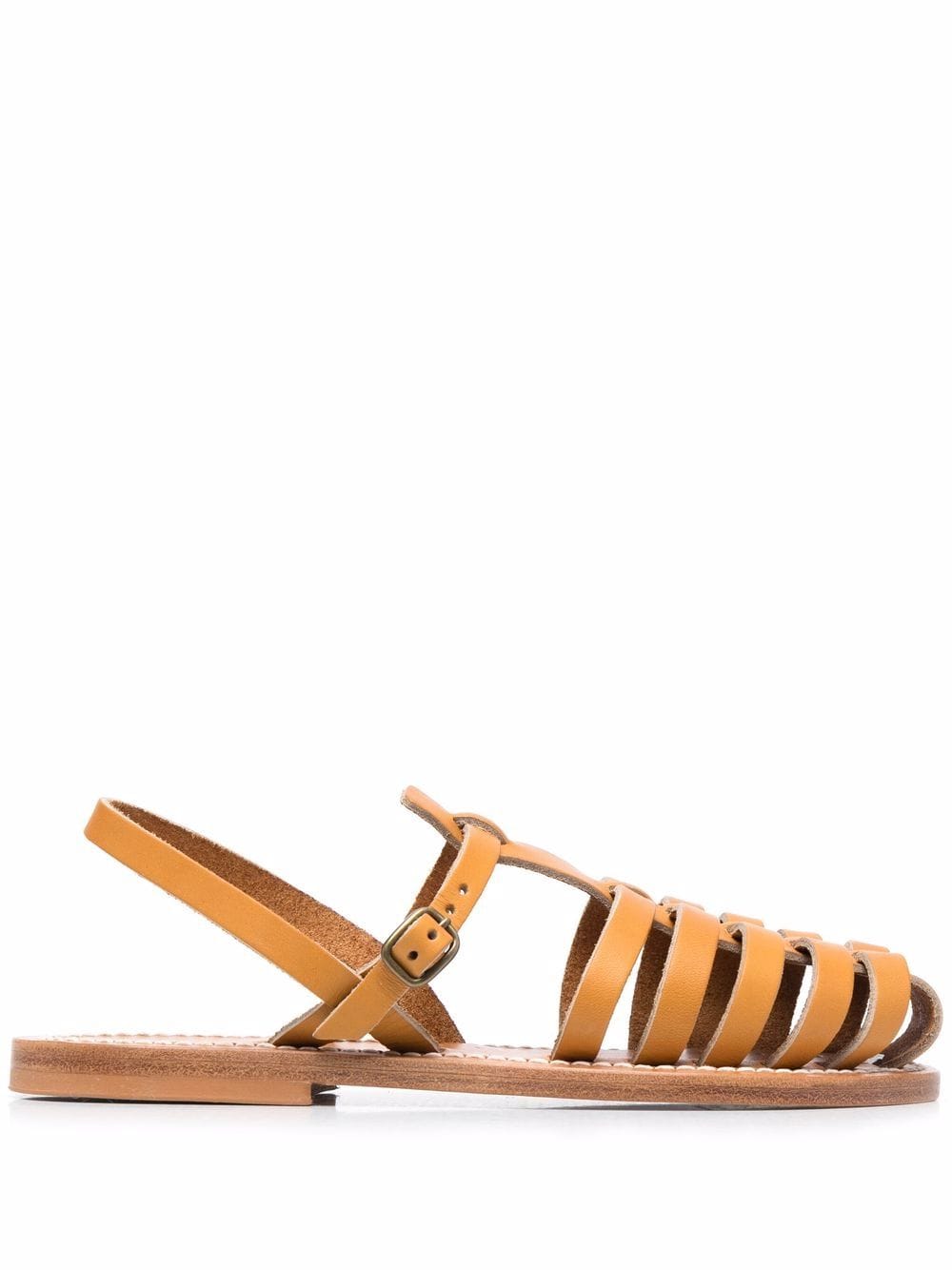 Buy K.JACQUES Adrien Slingback Sandals - Brown At 5% Off | Editorialist