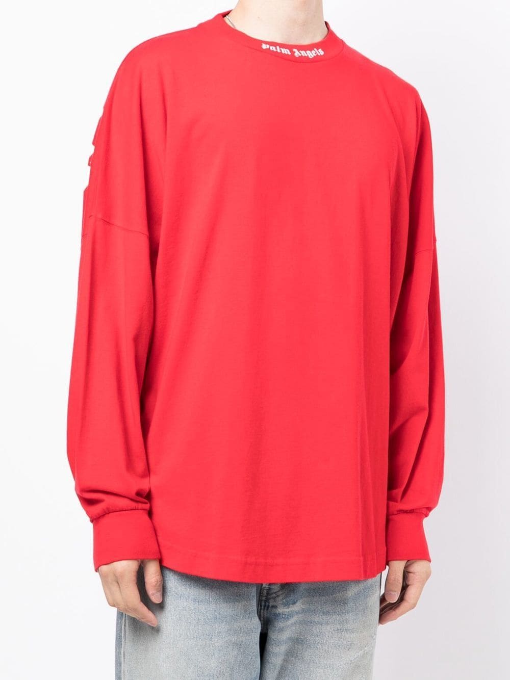 PALM ANGELS PALM ANGELS Logo-Print Long-Sleeve Top