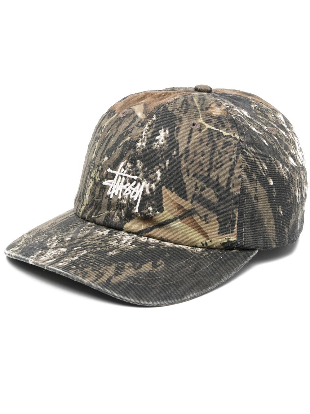 StüSsy Camouflage-Print Cap - Brown | Editorialist