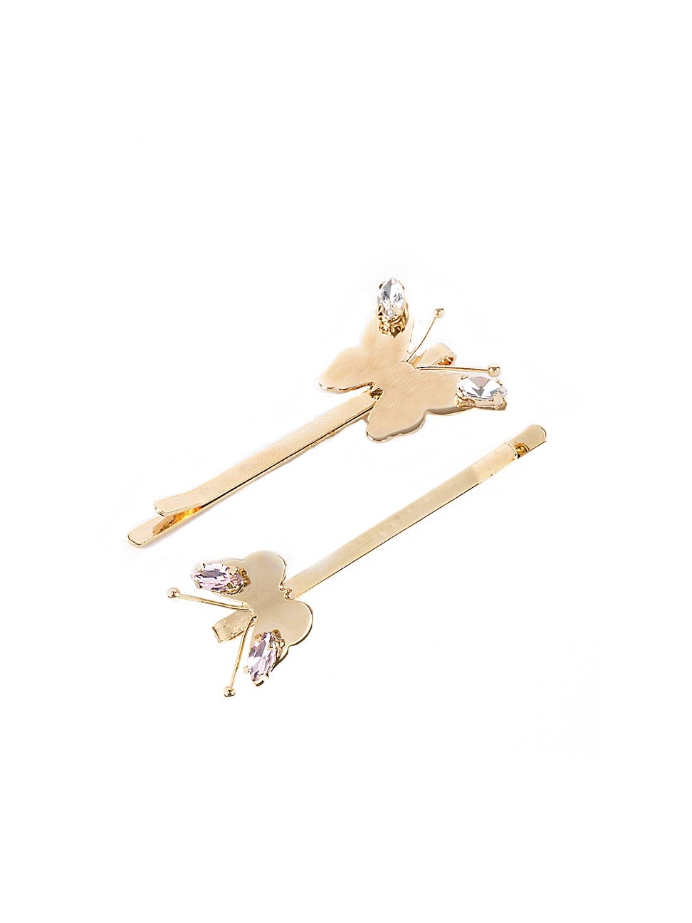 NEW Rosantica Set of two gold-tone crystal hair clips in dust bag An icon, in full shine. Rosantica Milano main image 2