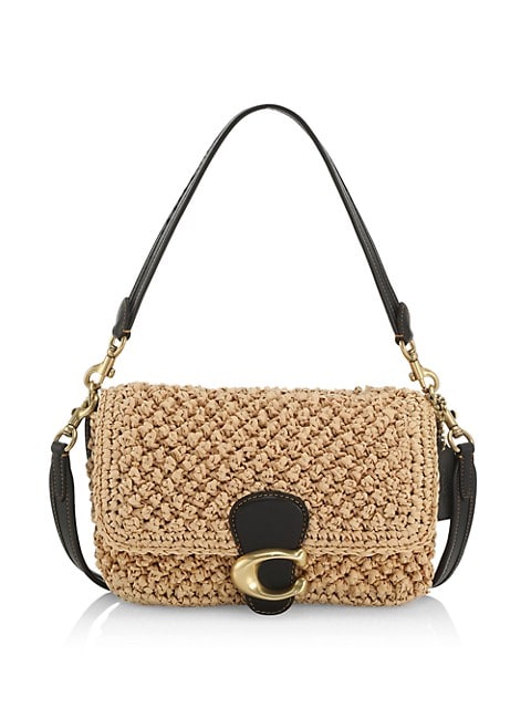 Buy Coach Wo Soft Tabby Paper Straw Shoulder Bag - Natural At 65% Off ...