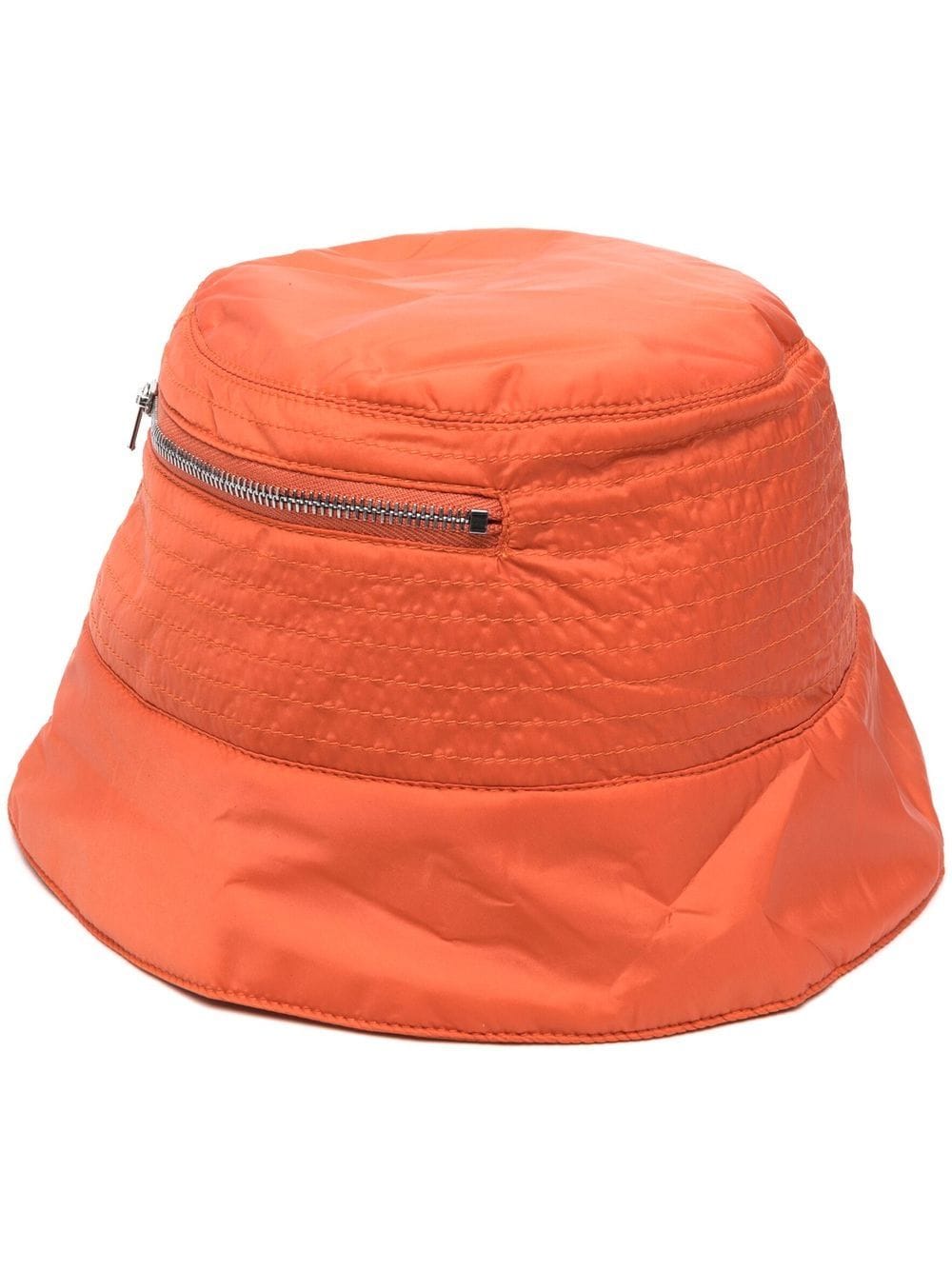 Rick Owens Zip-Pocket Bucket Hat In Orange - 39% Off | Editorialist