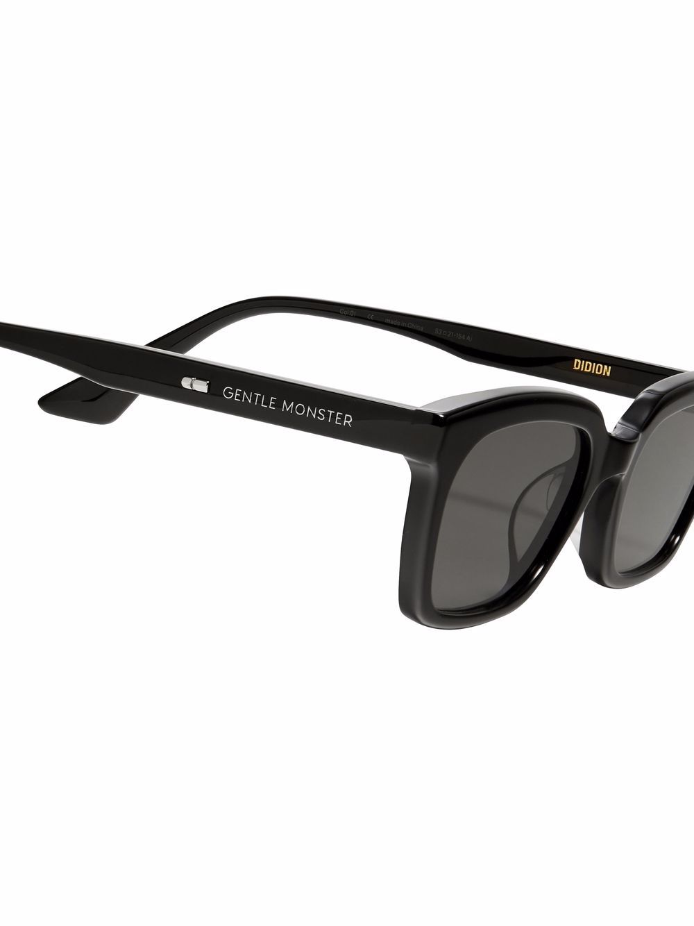 Gentle Monster Didion 01 Tinted Sunglasses - Black | Editorialist