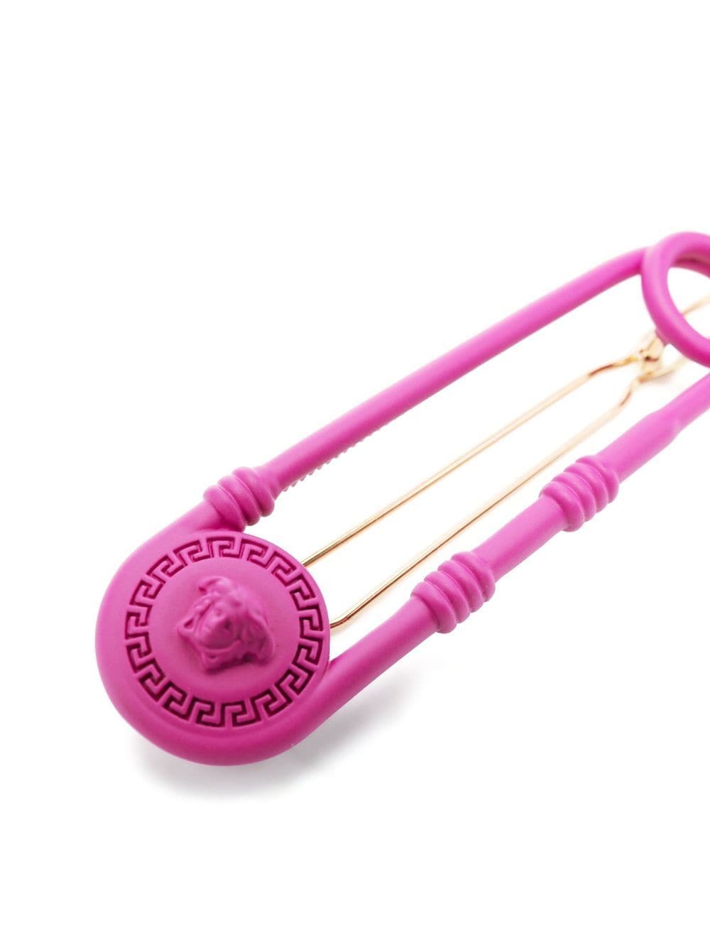 Versace Pink and Black Hair Clip Versace Jellyfish Satin Hair Clip - Black | Editorialist main image 3