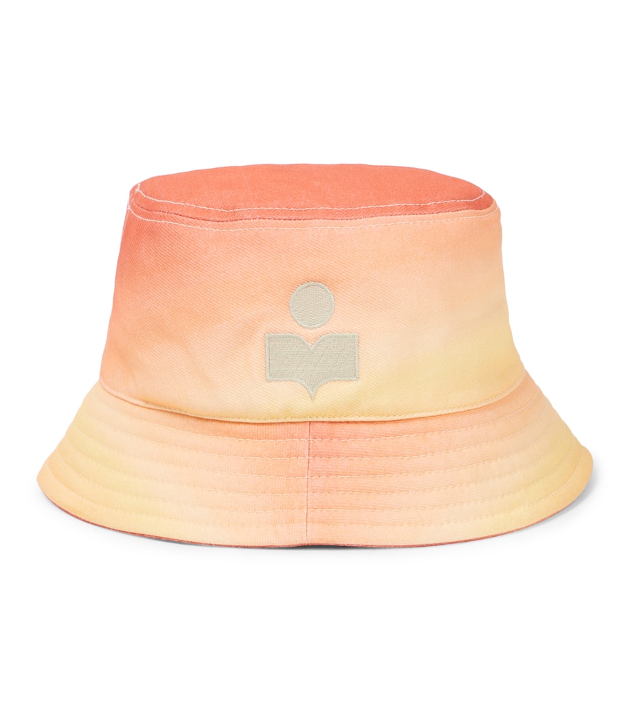 Isabel Marant Haley Gb Cotton Bucket Hat - Purple - 8% Off  display picture 1