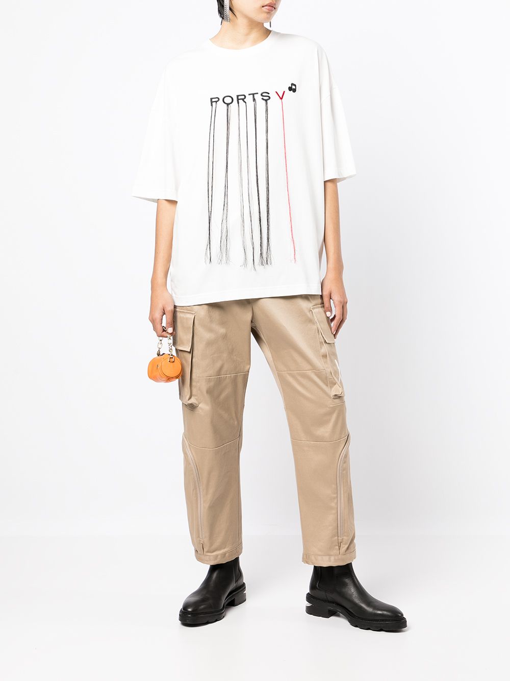 PORTS V Logo-Print Short-Sleeved T-Shirt