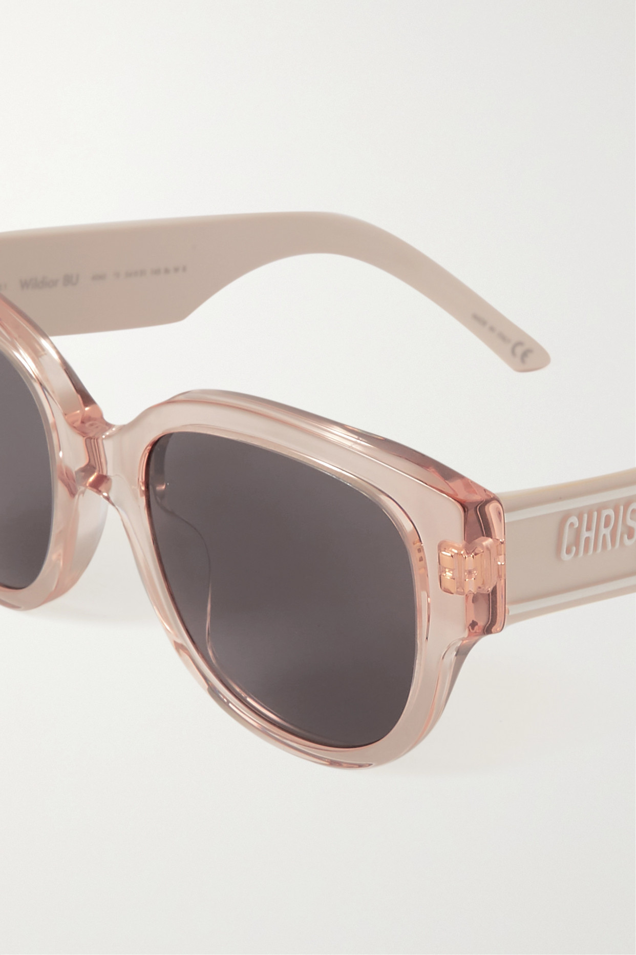 Dior Wildior BU Cat Eye Embossed Sunglasses in Pink with Case and Cloth J main image 2