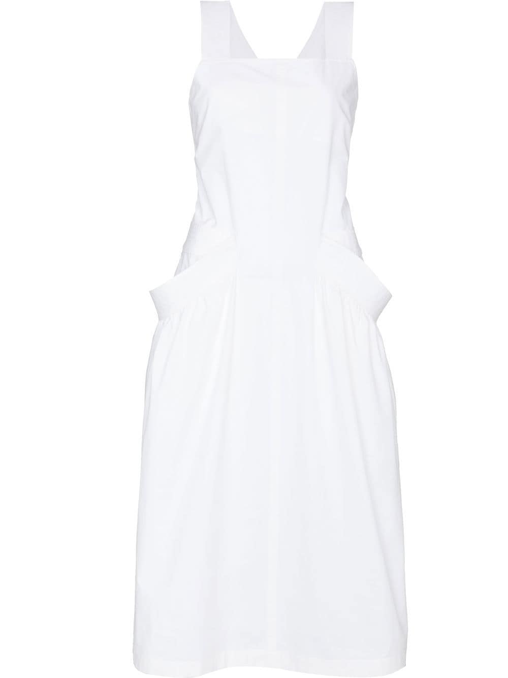 white christmas dresses Fall Formal Cross Back Apron Dress – TILIT
