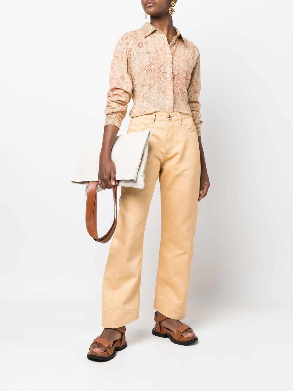 JIL SANDER Jil Sander High-Waisted Tapered Jeans