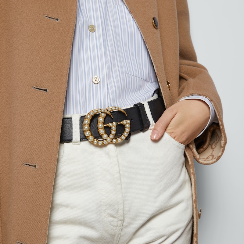 Gucci
Pearly GG Marmont Belt Leather Wide Gucci Pearly GG Marmont Belt Leather Wide | eBay main image 2