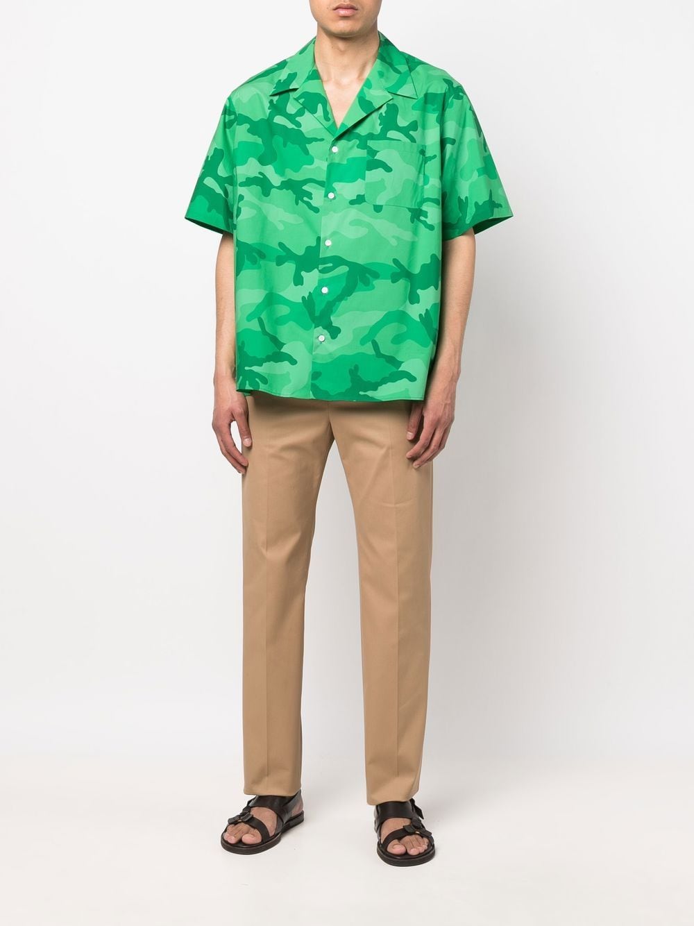 VALENTINO VALENTINO Pressed-Crease Cotton Chinos