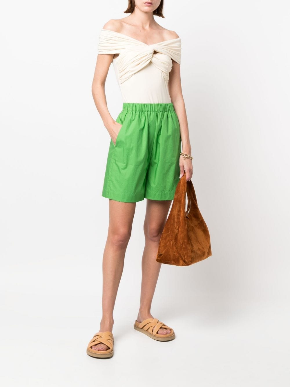 NANUSHKA Nanushka Elasticated-Waistband Cotton Shorts