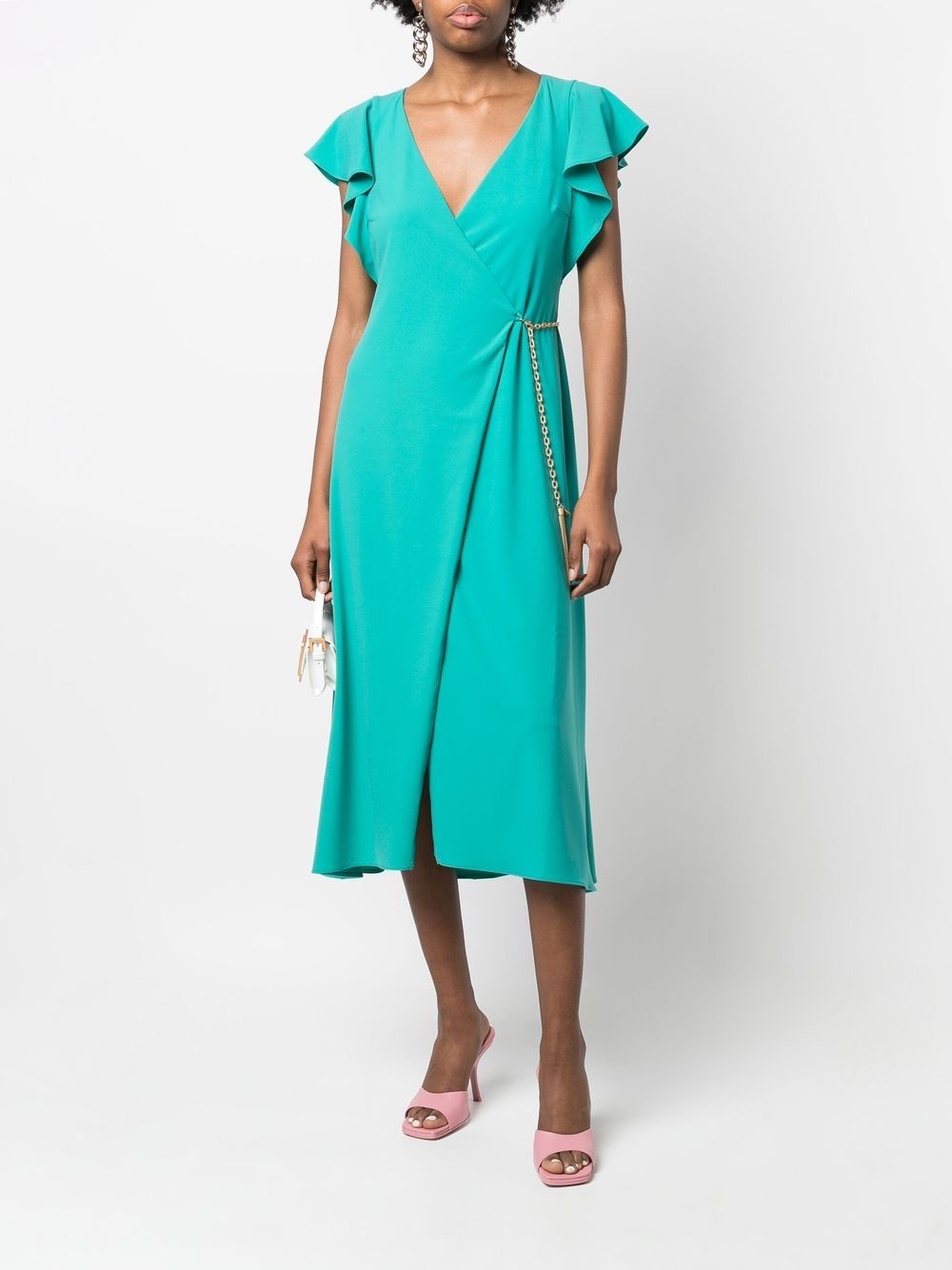 Zimmermann Pop Ruffle Sleeve Midi Dress In Patch Floral - 40% Off |  Editorialist