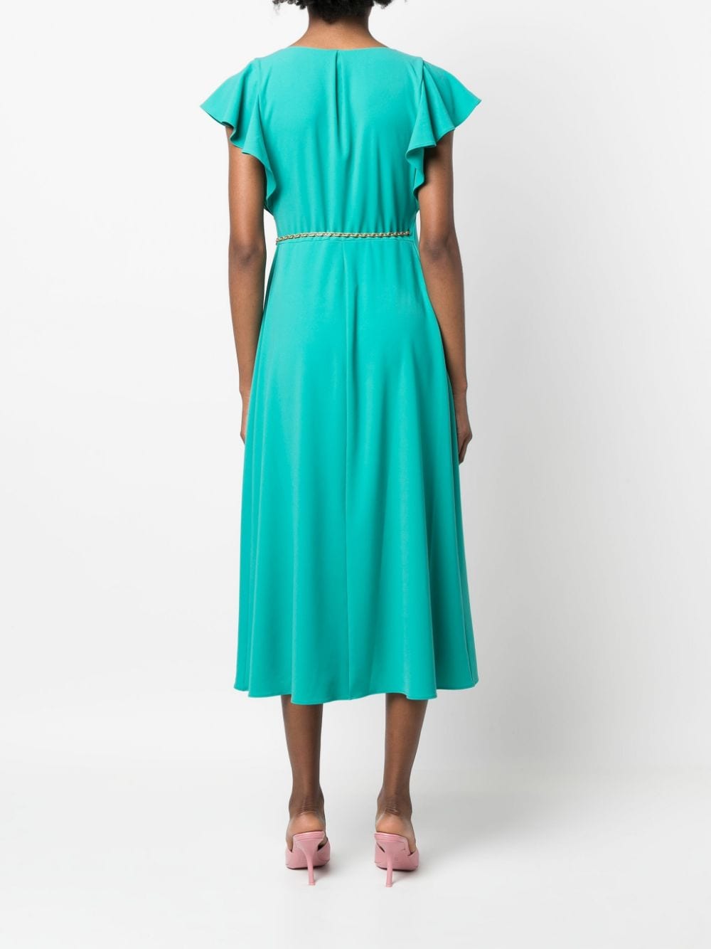 Zimmermann Pop Ruffle Sleeve Midi Dress In Patch Floral - 40% Off | Editorialist Zimmermann Pop Ruffle Sleeve Midi Dress In Patch Floral - 40% Off | Editorialist
