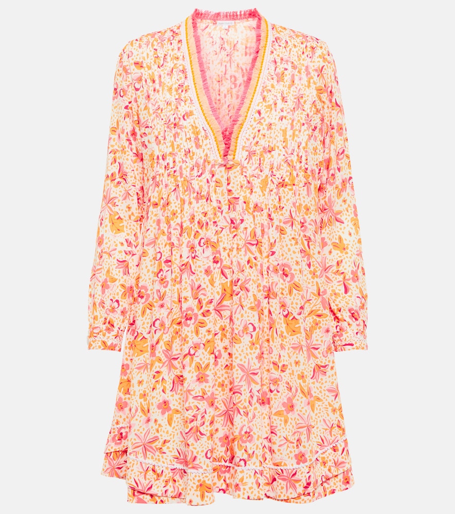 POUPETTE ST BARTH Ola Floral Rayon Georgette Minidress