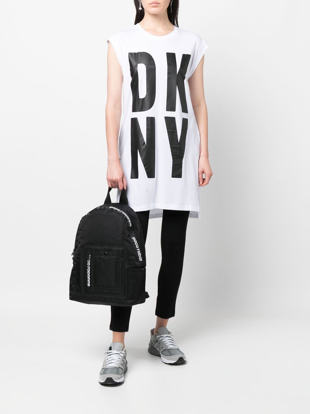DKNY DKNY logo-print tunic top