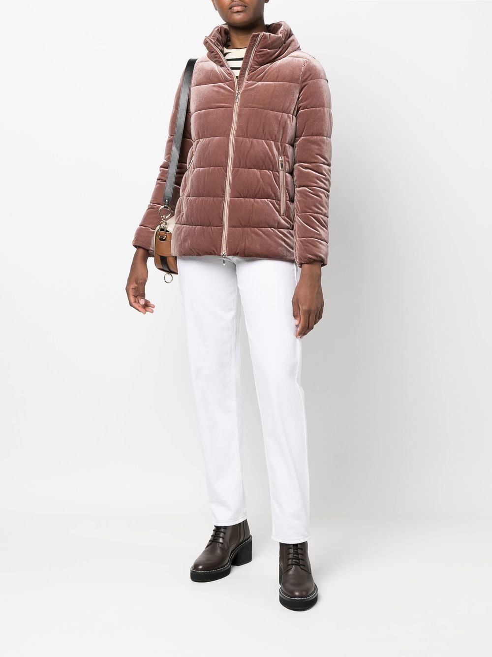 GEOX Velvet Puffer Jacket