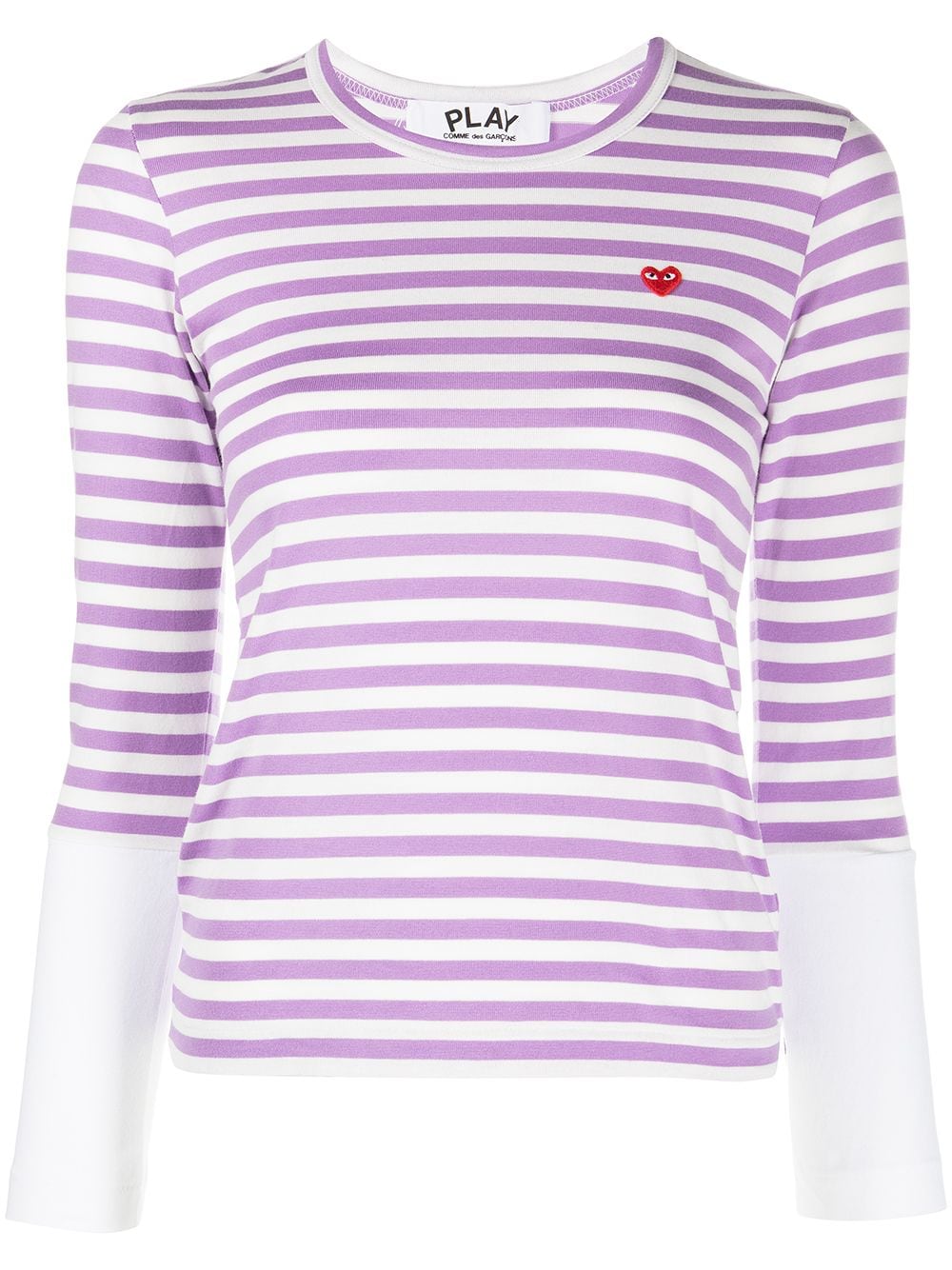 PLAY COMME DES GARCON Comme Des Garçons Play Heart-Patch T-Shirt