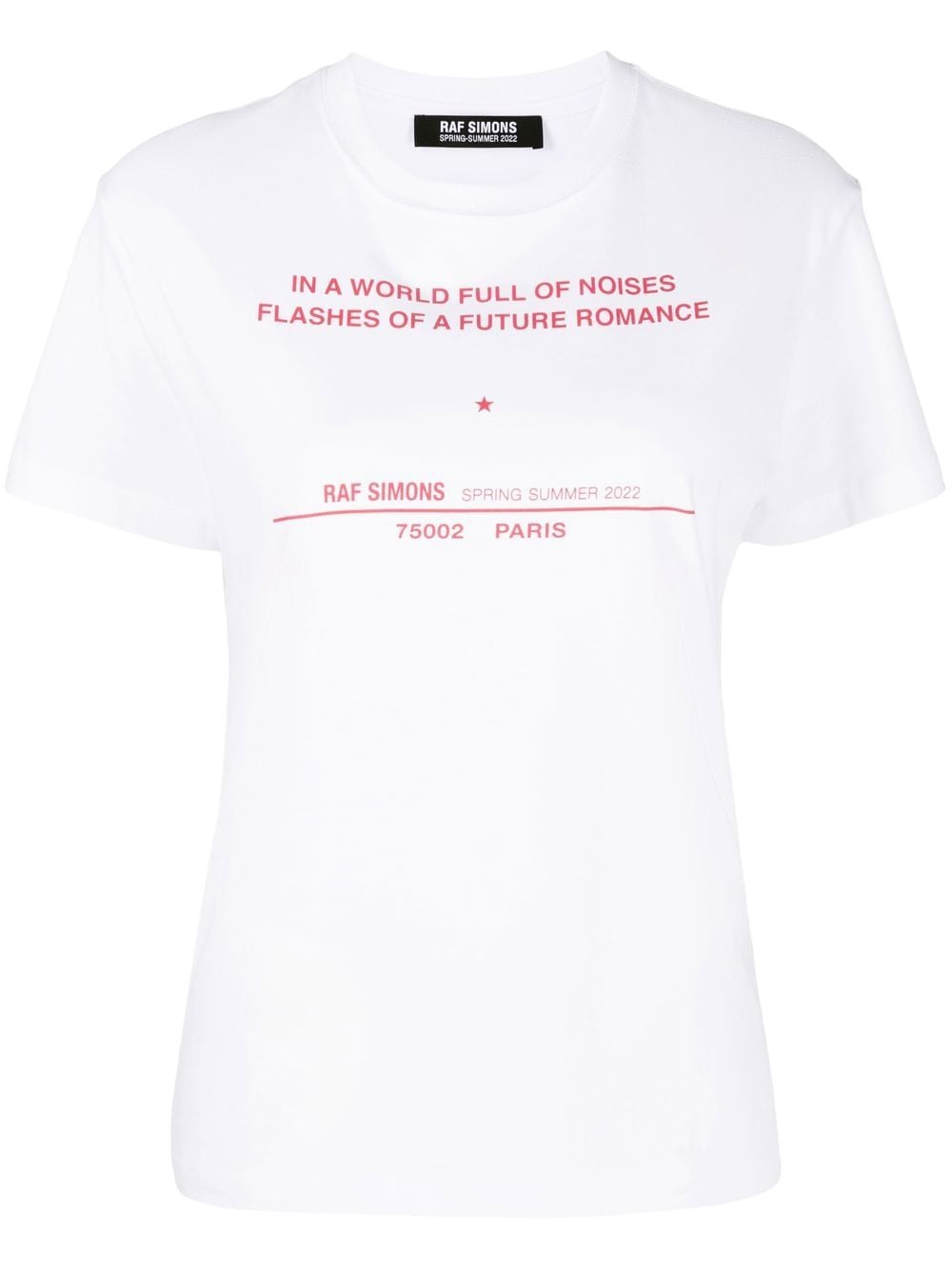 RAF SIMONS Raf Simons Tour Print T-Shirt