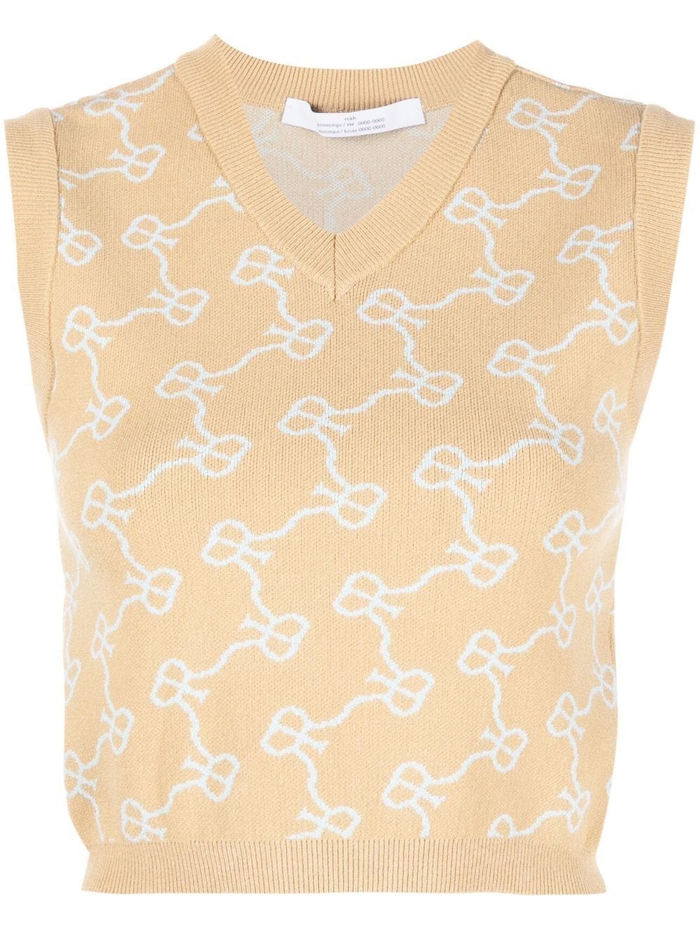 ROKH Rokh Monogram Knitted Vest