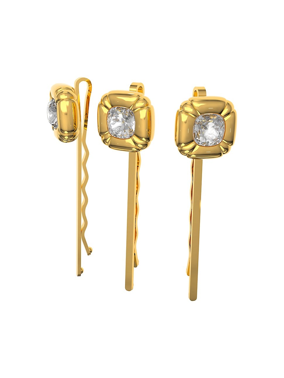Swarovski Dulci Crystal Gold plated 3-Piece Hairpin Set Swarovski Dulci Crystal Gold plated 3-Piece Hairpin Set  main image 3