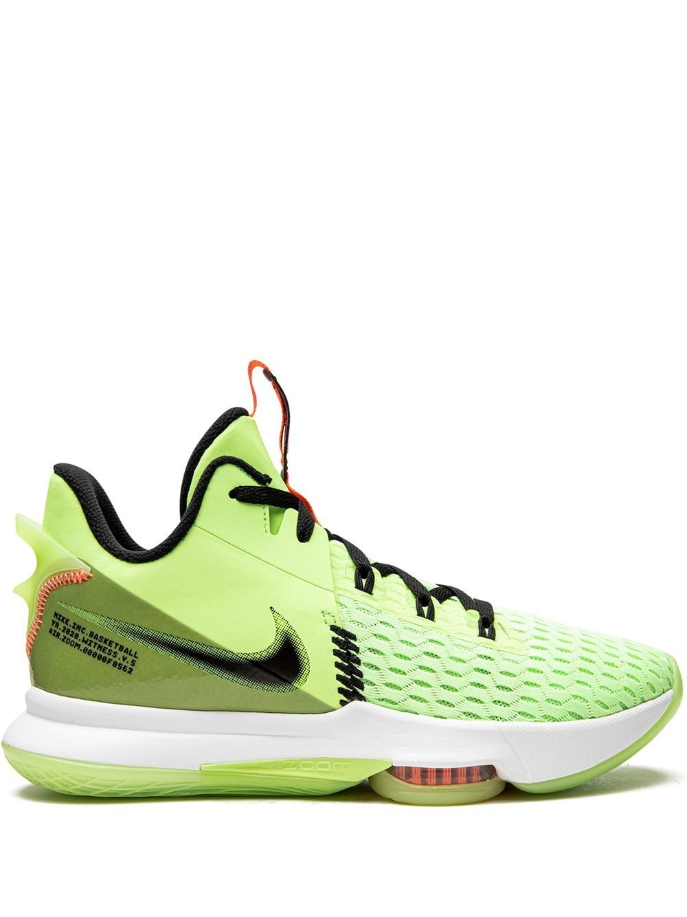 Nike Lebron Witness V ""lime Glow"" Sneakers - Green | Editorialist
