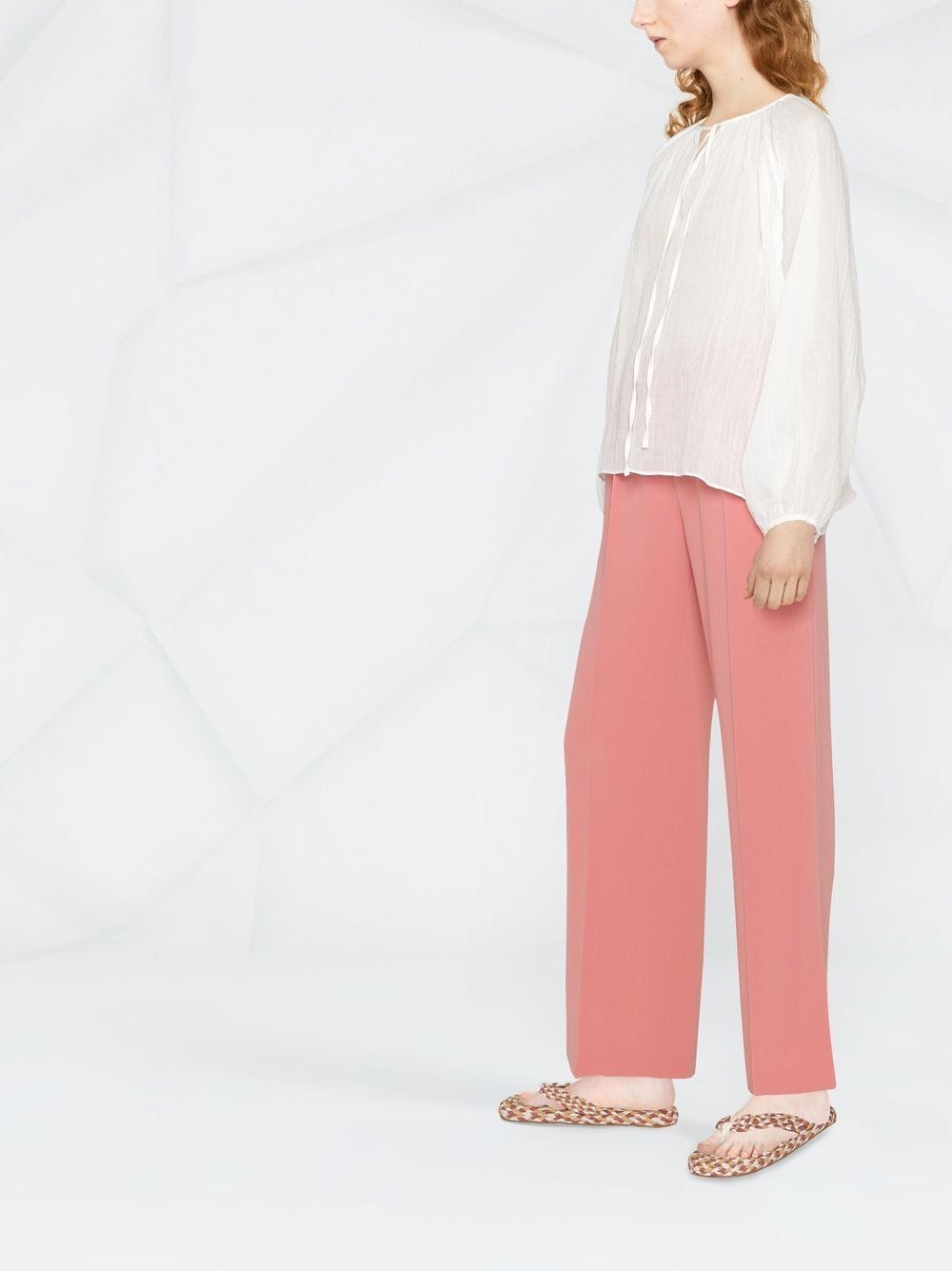 ALBERTO BIANI Alberto Biani Cropped Wide-Leg Trousers