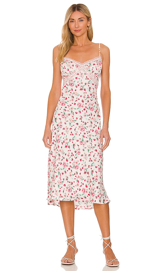 Steve Madden Strawberry Fields Dress In White - 29% Off | Editorialist Steve Madden Strawberry Fields Dress In White - 29% Off | Editorialist