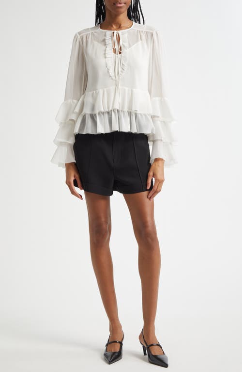 CINQ À SEPT Cinq à Sept Aldi Belted High-Waist Shorts