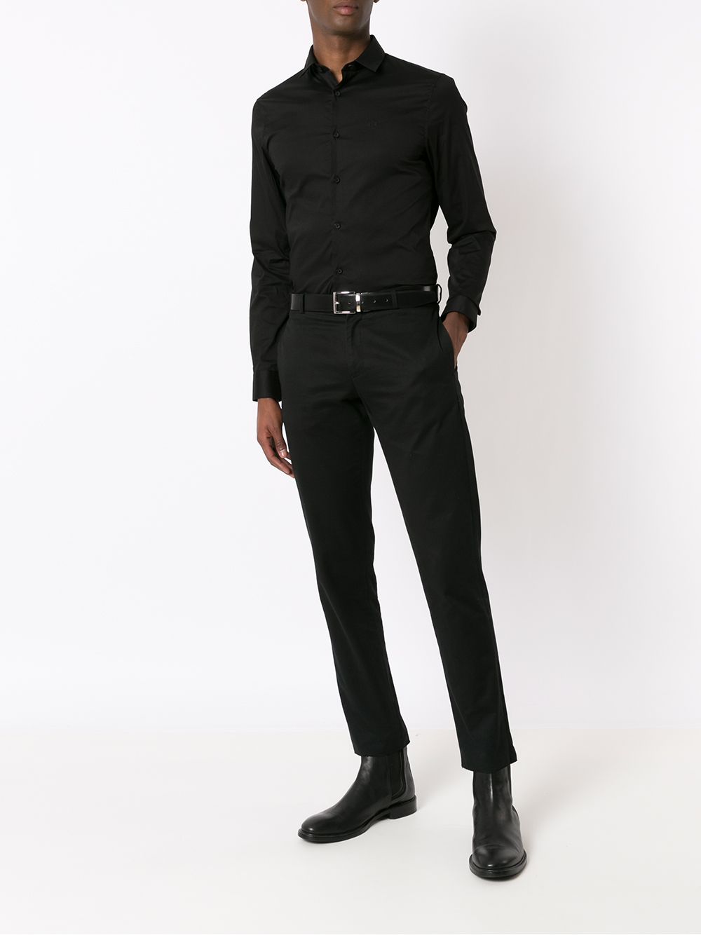 ARMANI EXCHANGE button-front shirt
