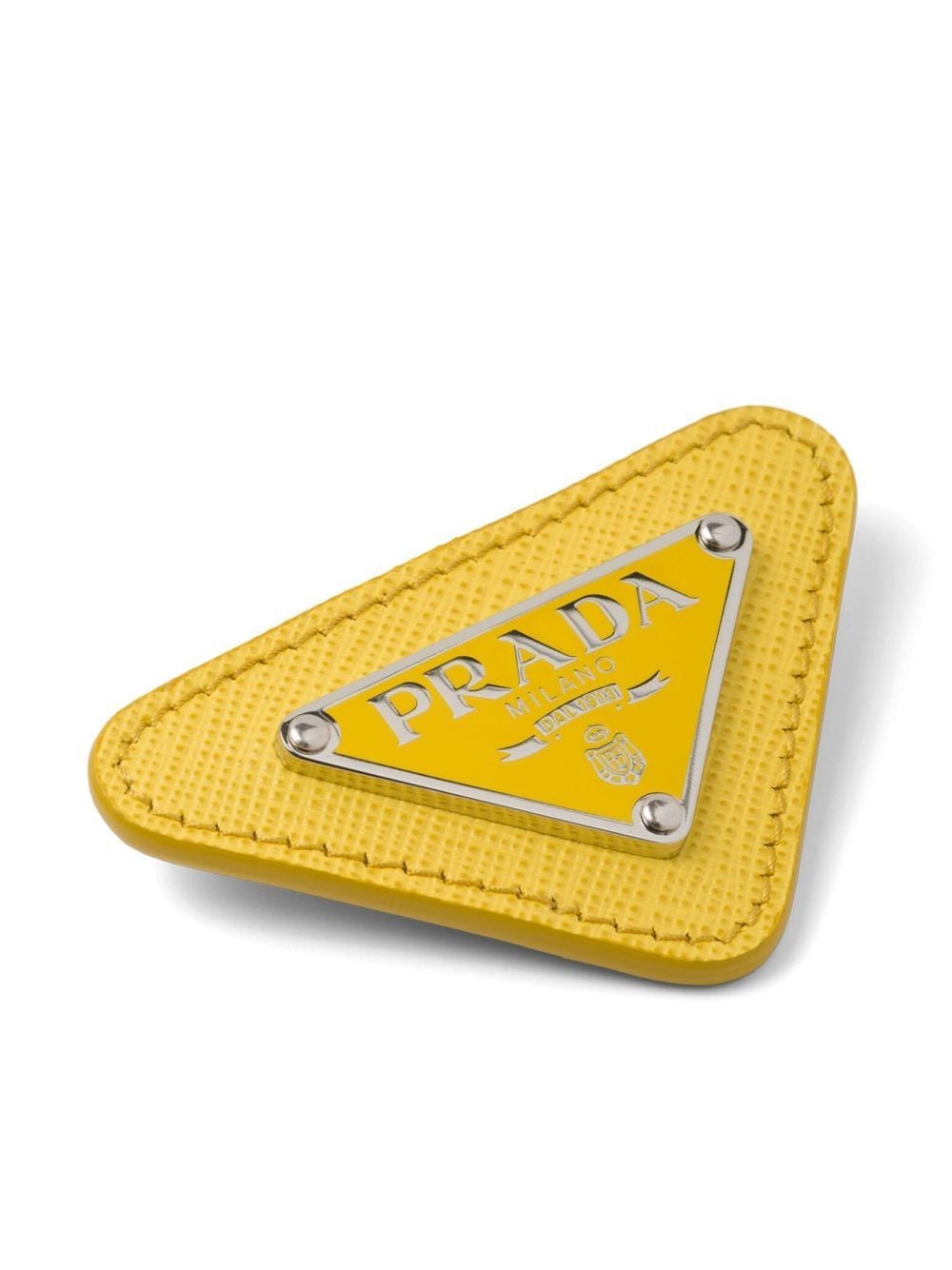 Prada Triangle Logo Metal Belt Buckle Yellow PRADA - PRADA プラダ TRIANGLE LOGO METAL BELT BUCKLE  main image 4
