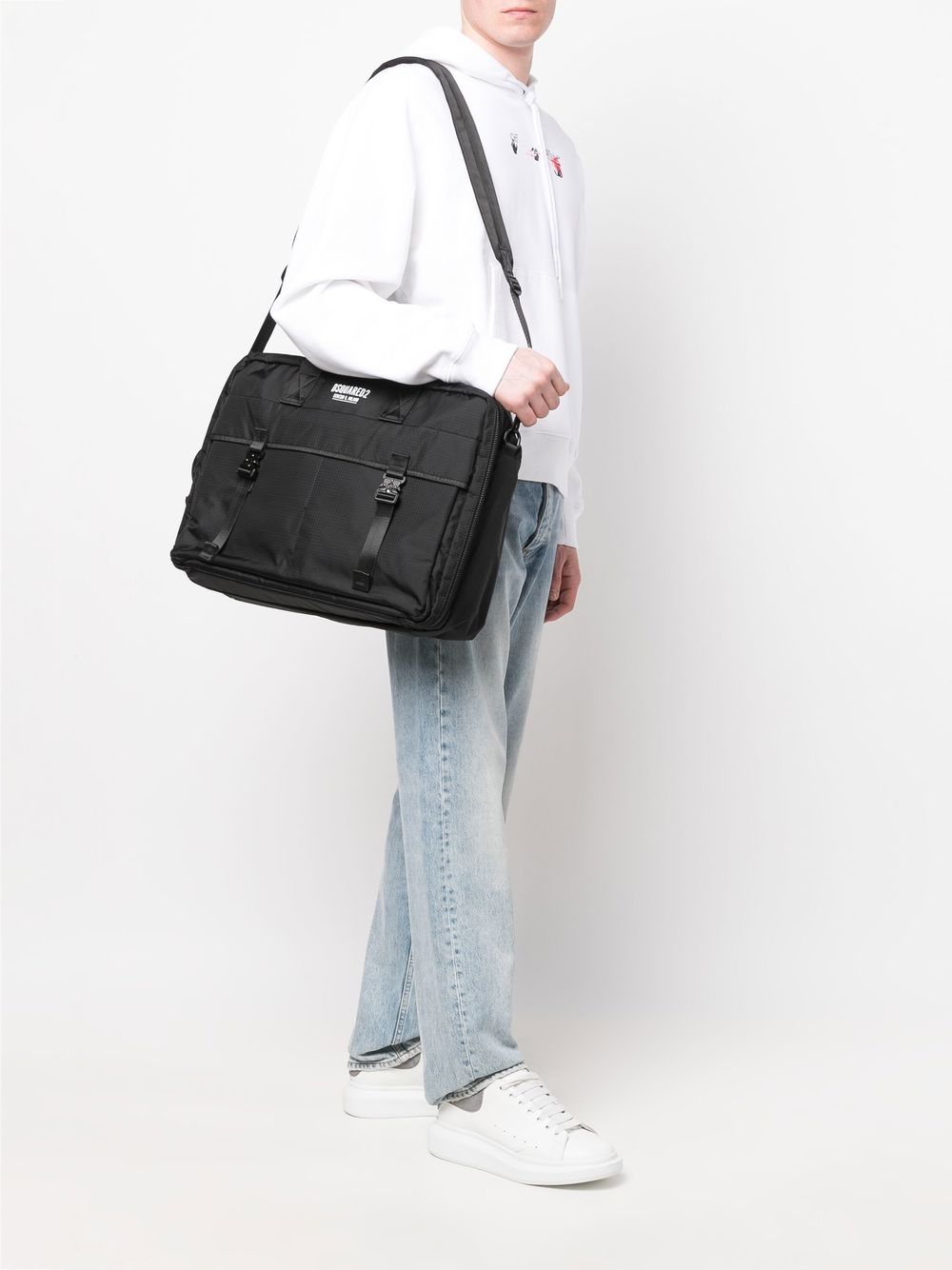DSQUARED2 DSQUARED2 Ceresio 9 Logo-Print Briefcase