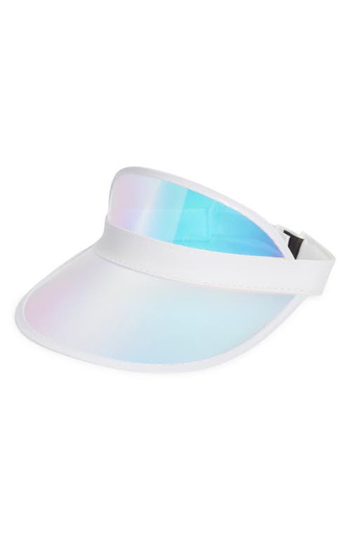 Buy BP BE PROUD Pride Gender Inclusive Iridescent Visor - Silverhite At 50% Off | Editorialist