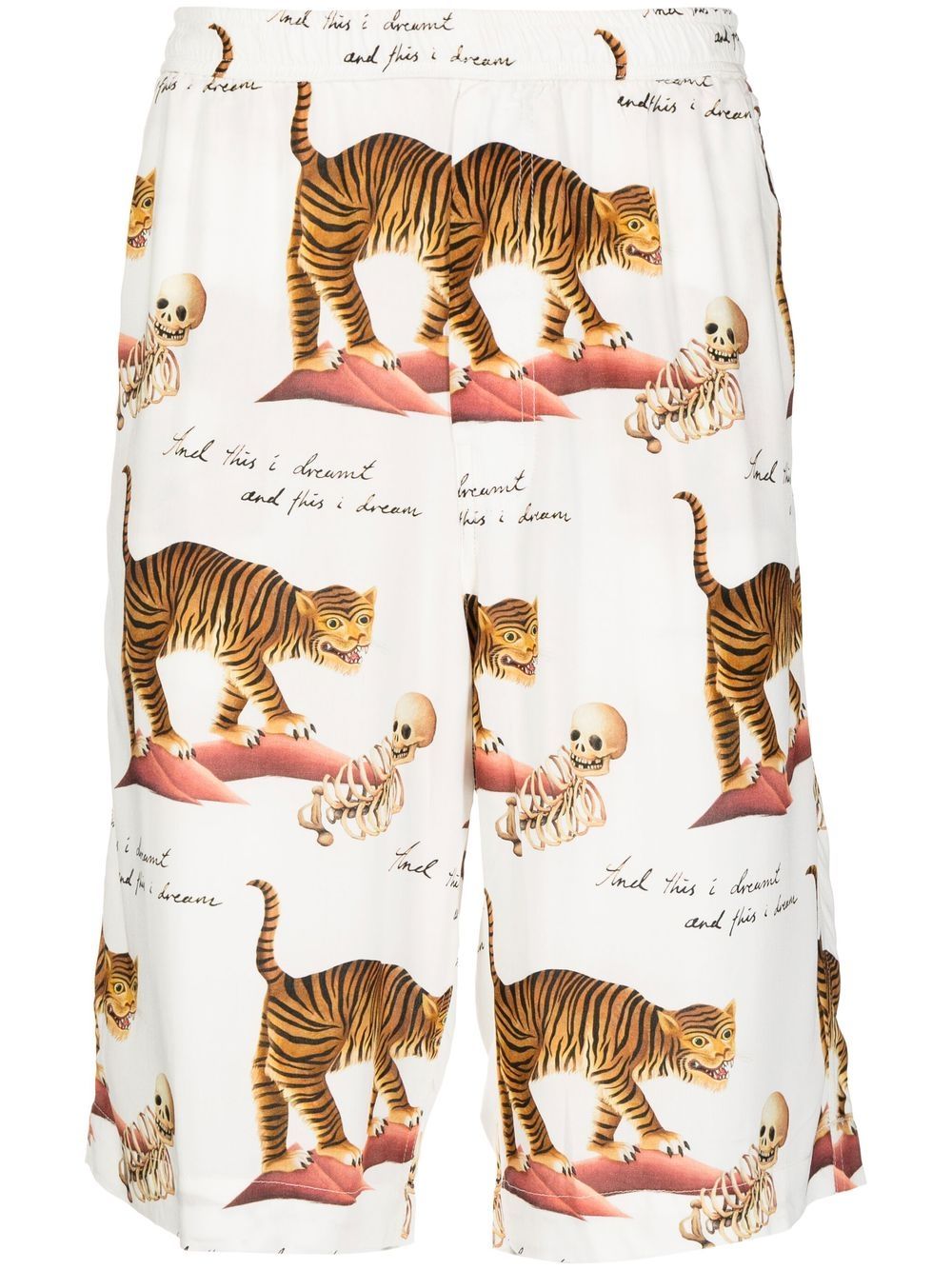 ENDLESS JOY Endless Joy Motif-Print Bermuda Shorts