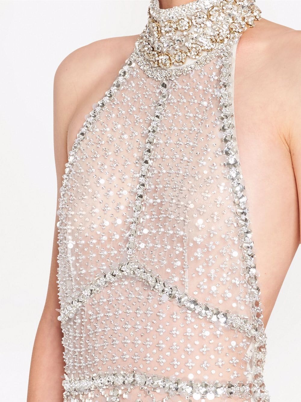 miu miu halter dress Buy Miu Miu Crochet Halter Dress 'Cacao/Avorio' - MMA879 S OOO F0CMS