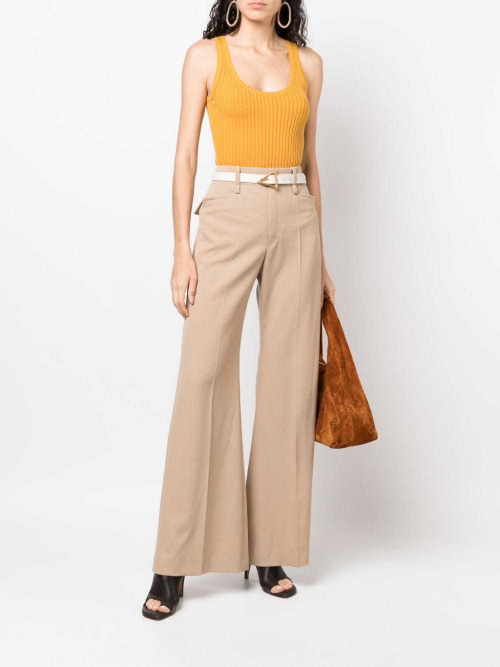 CHLOÉ Ribbed Knit Tank Top