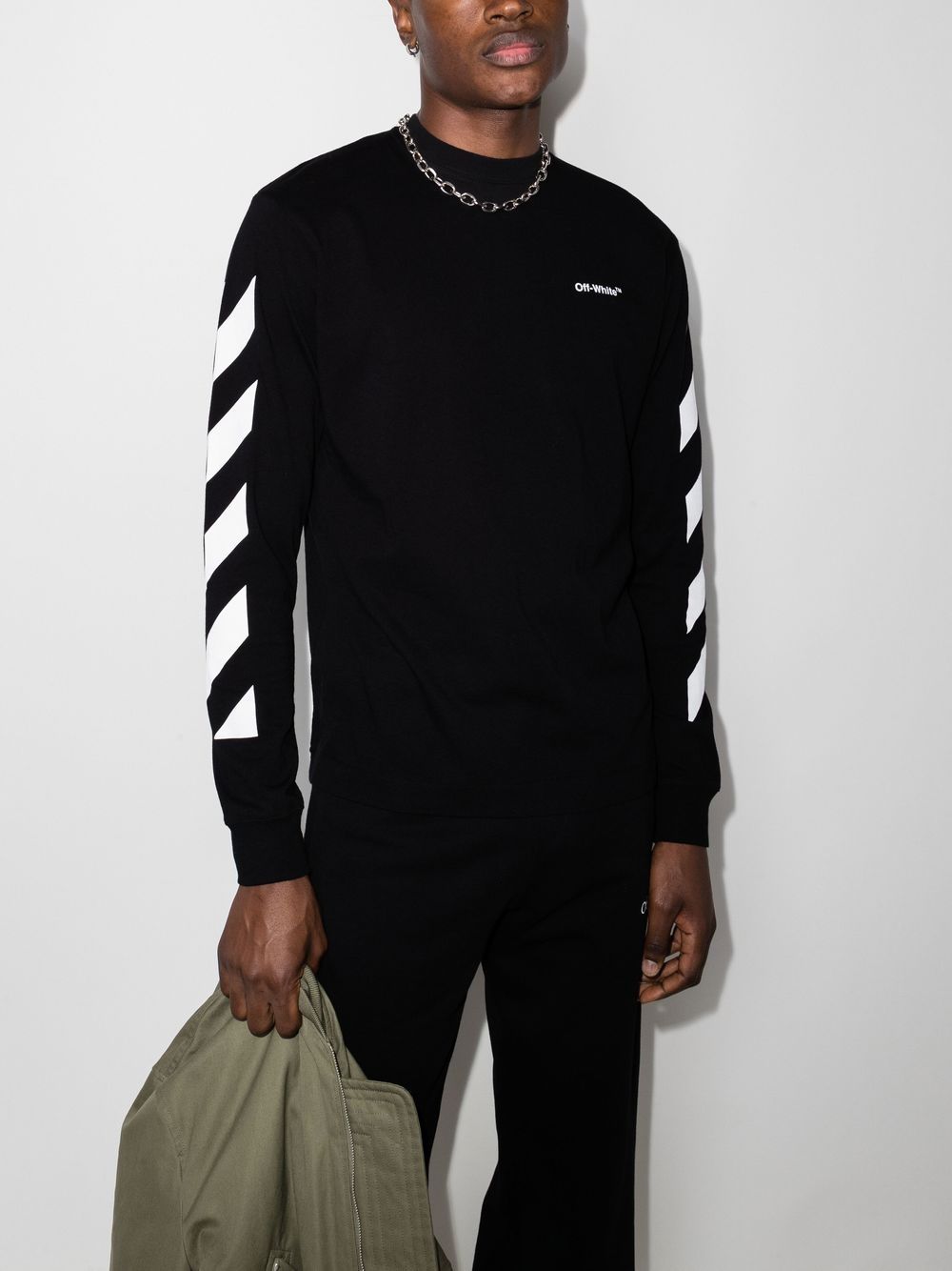 OFF-WHITE diag graphic sleeve t-shirt
