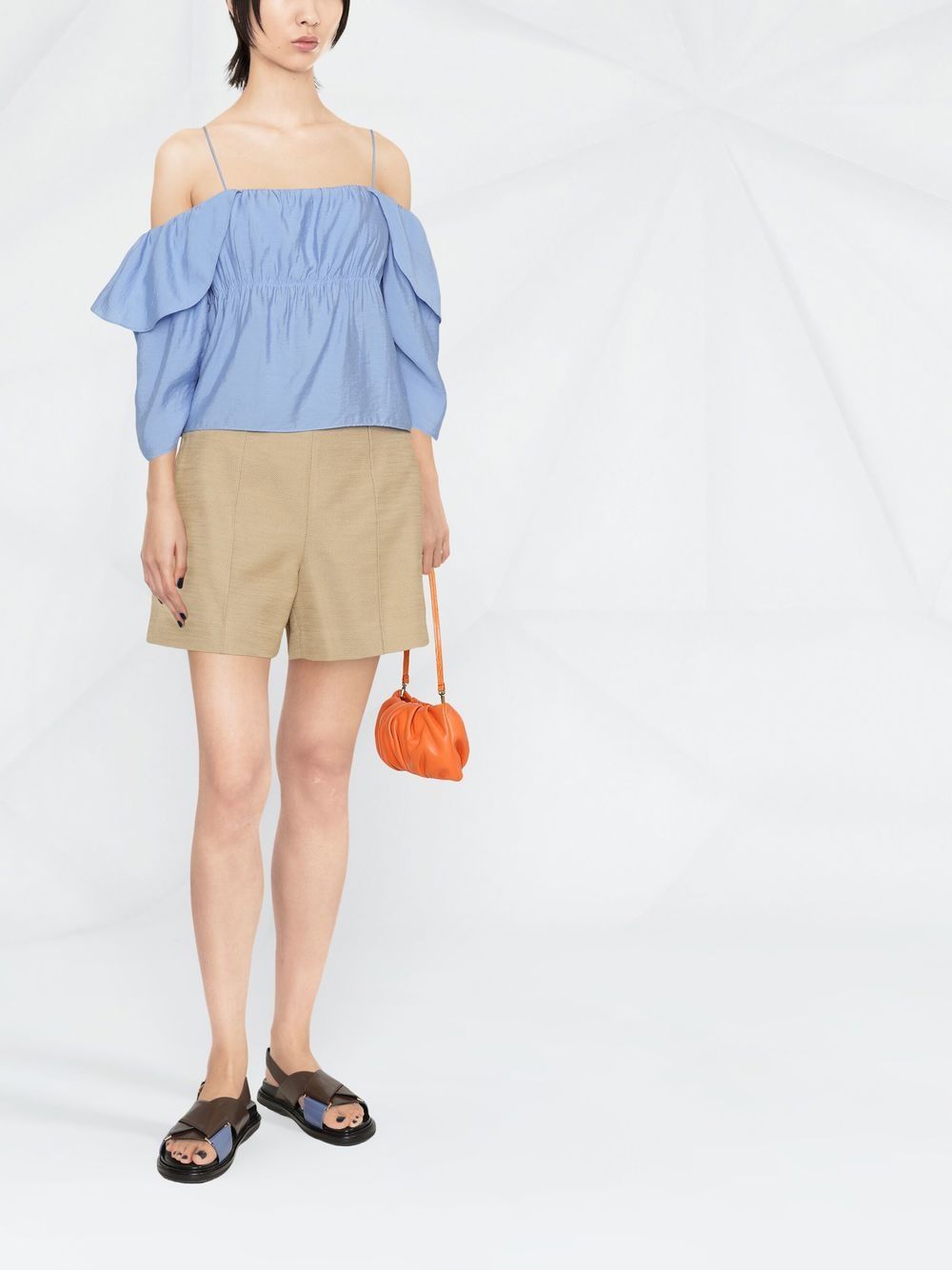 VINCE Vince Sculptural Panama Shorts