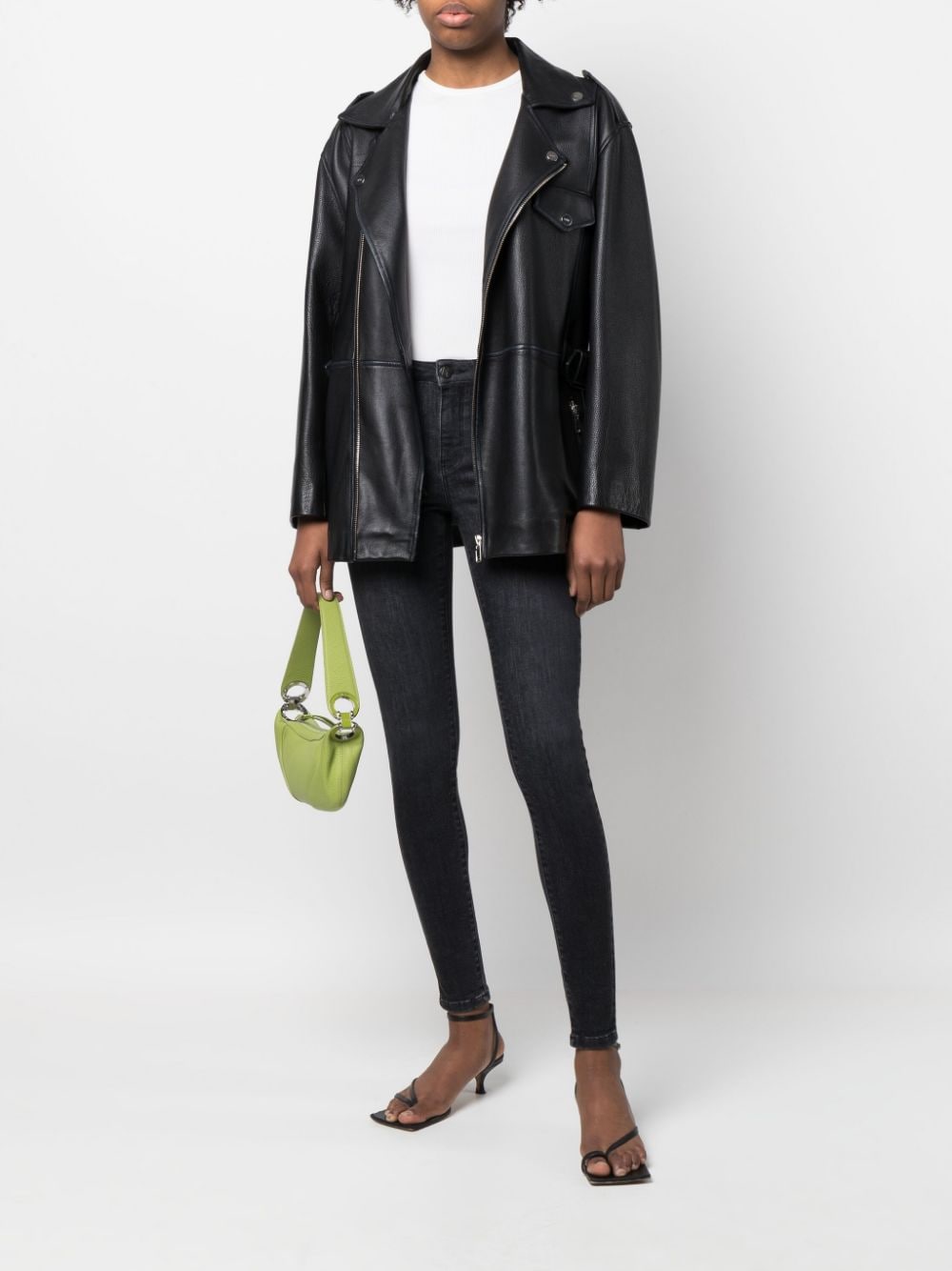 KARL LAGERFELD Karl Lagerfeld Logo-Print Skinny Jeans