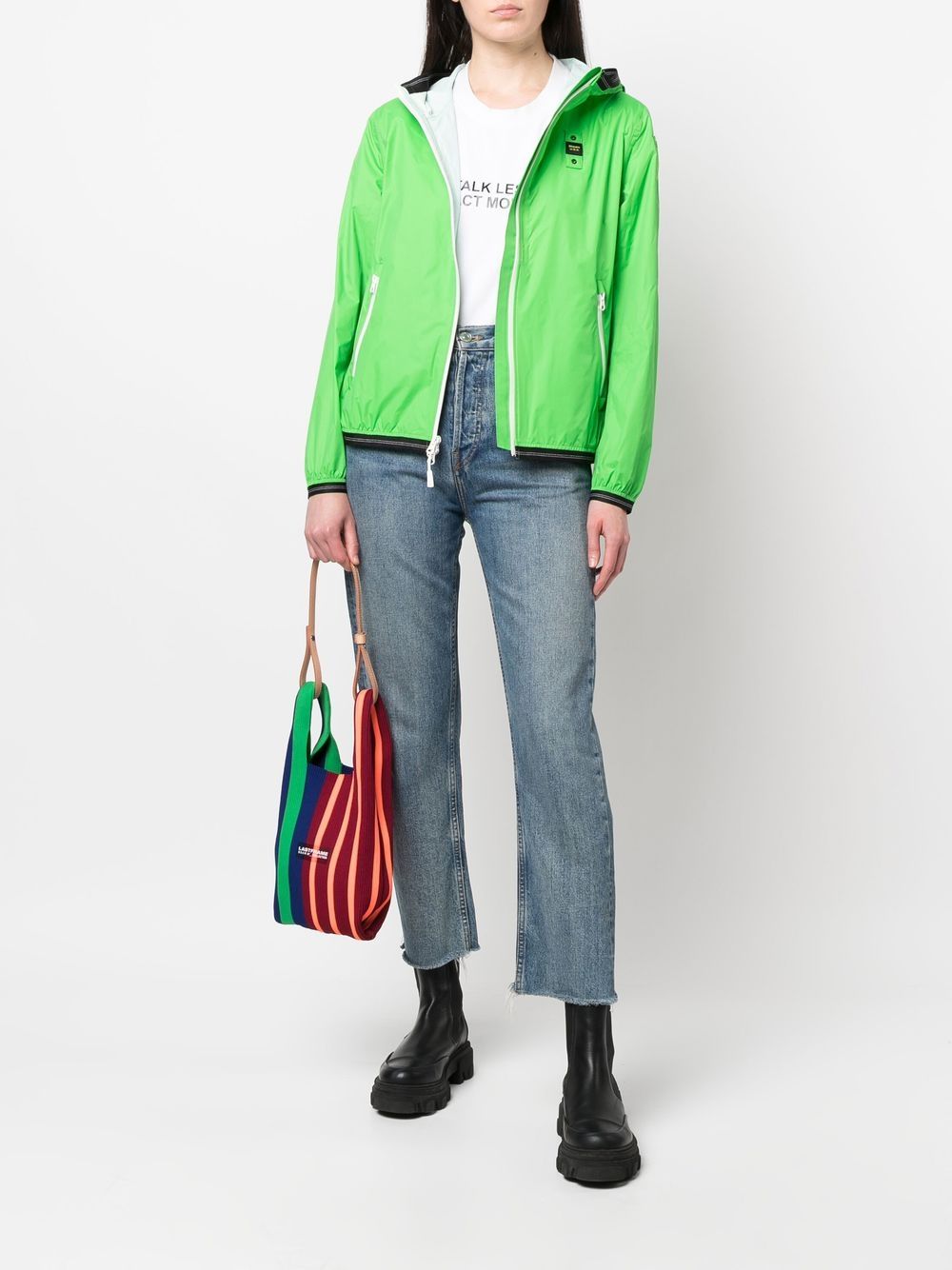BLAUER. Contrast-Trimmed Track Jacket