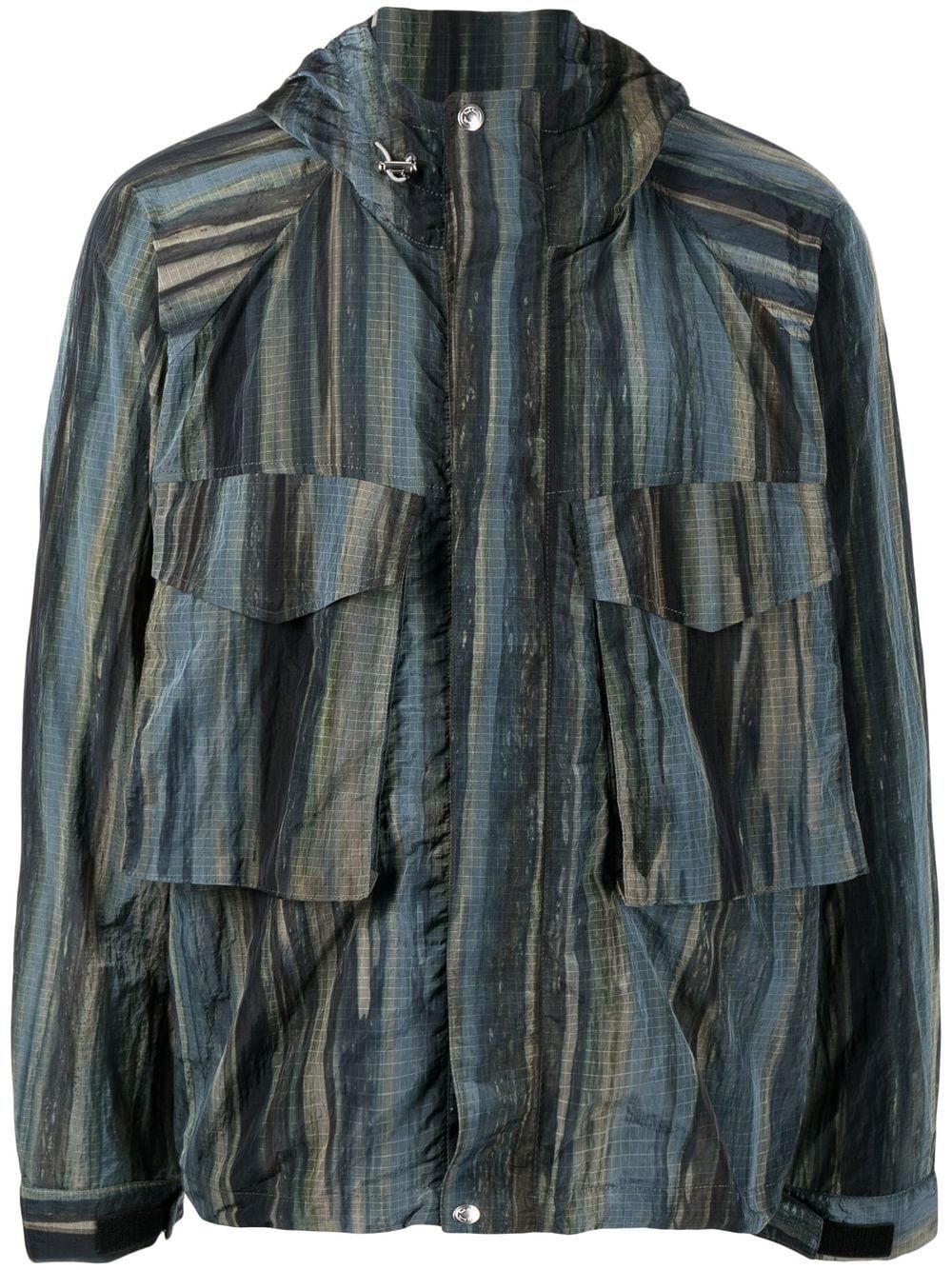 PAUL SMITH Paul Smith woodland-print hooded jacket
