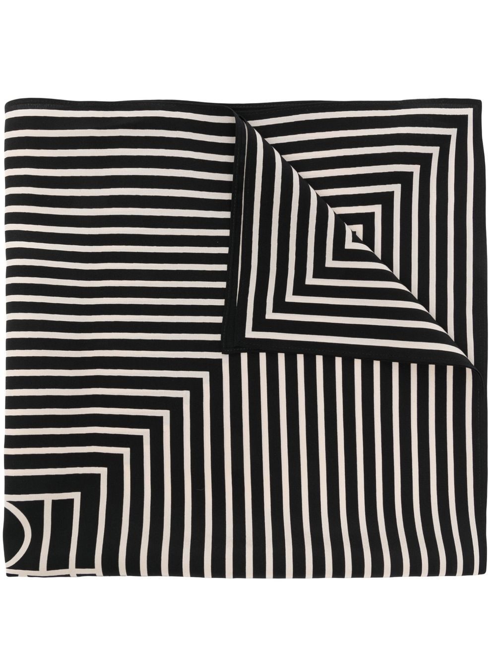 TOTÊME Totême Signature Monogram Silk Scarf
