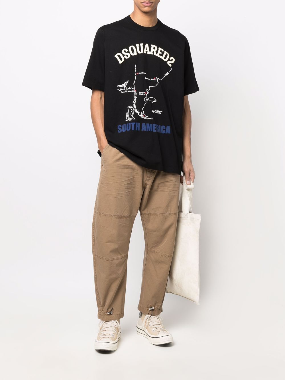 DSQUARED2 logo-print short-sleeve t-shirt