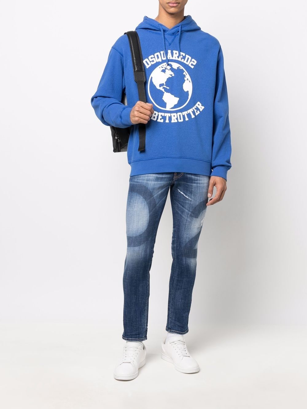 DSQUARED2 Logo-Print Skinny Jeans